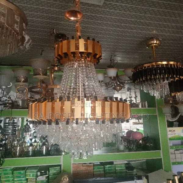 Double Step Crystal Chandelier Fitting in Port-Harcourt - Home ...