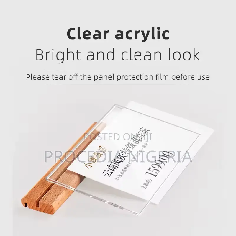 Table Plexi, Wooden, Acrylic Signage for Multi-Purpose - Procedia ...