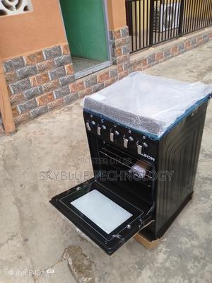 Aeon 4-Burner Gas Cooker –Black, Oven, Modern Free Standing in Orile ...