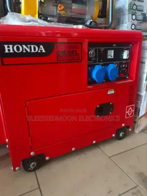Honda First Grade Japanese Engraved 10.5kva Soundproof Generator 5yrs ...