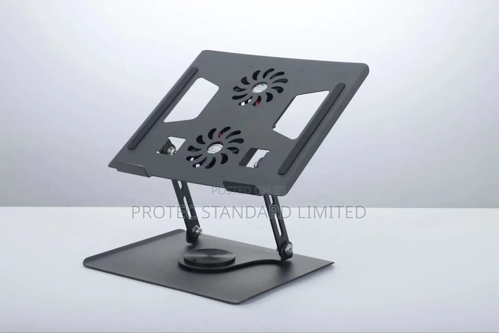 Laptop Stand Metal, Rotational With Fan for sale - PROTEC STANDARD ...