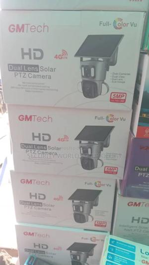Dual Lens Solar PTZ Camera Free Register MTN Sim Card in Ikeja ...