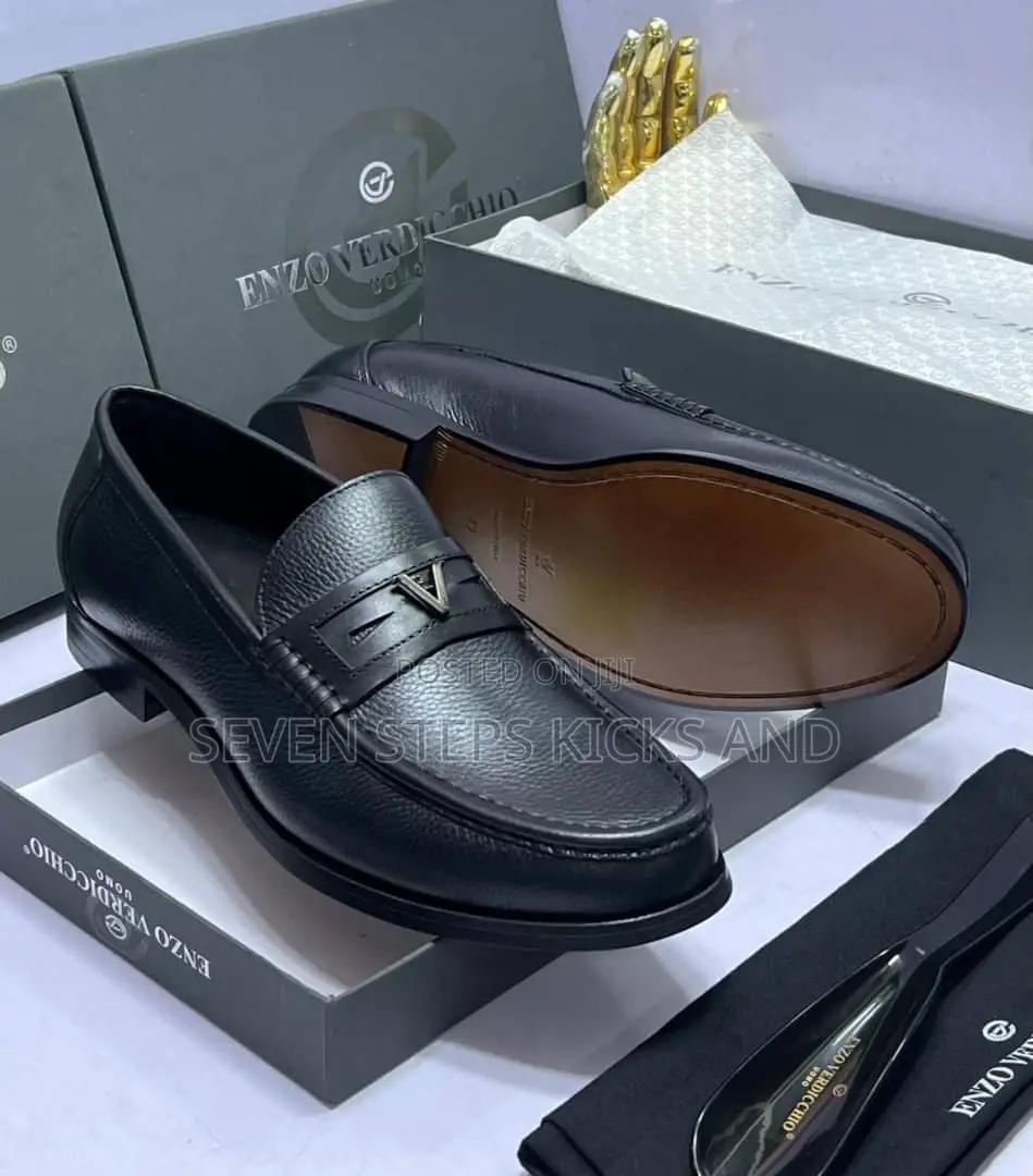 Original Enzo Verdicchio Pure Italian Luxury Men Loafers in Magodo ...