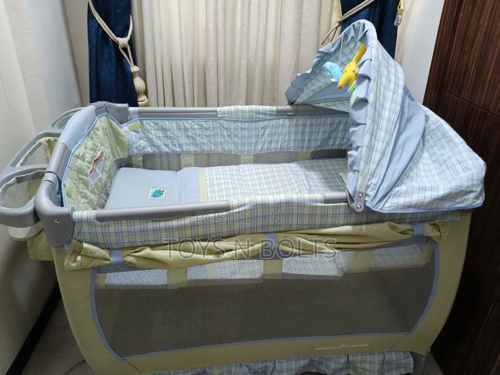 Baby Cot With Cradle Cover Blue in Ikeja - Baby Gear & Equipment, Toys ...