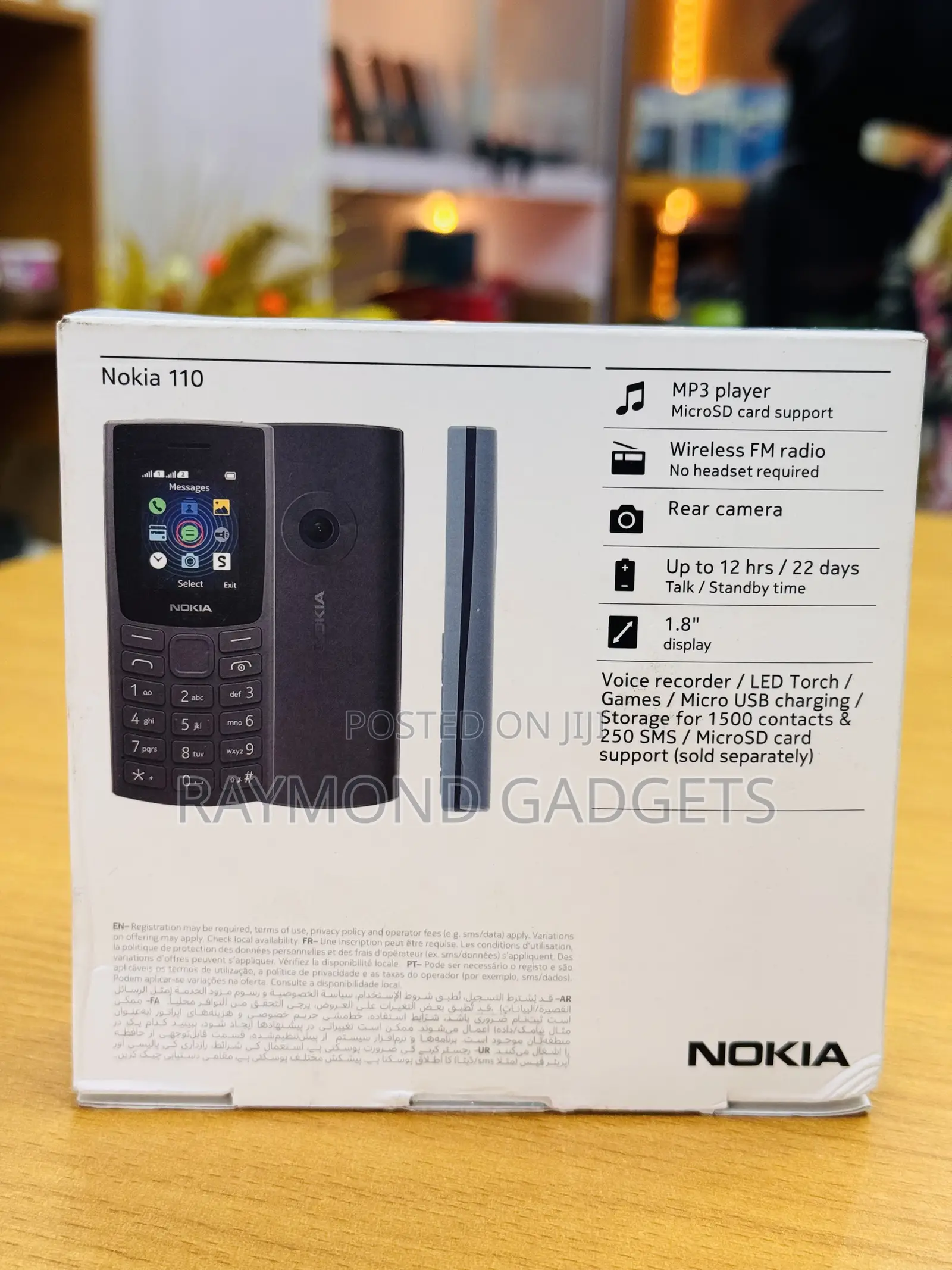 New Nokia 110 Black in Ojodu - Mobile Phones, Raymond Gadgets | Jiji.ng