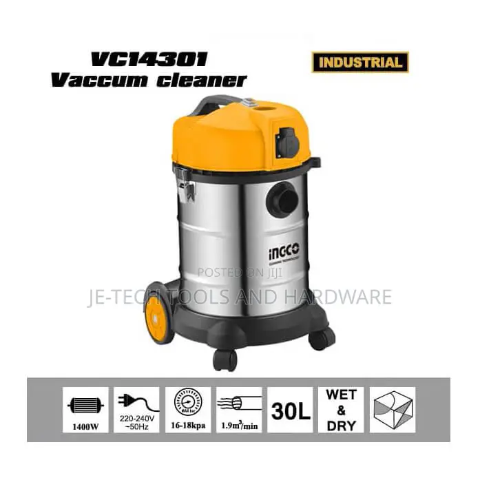 Ingco Vc14301 – 30l Vaccum Cleaner for sale - Je-tech Tools and ...