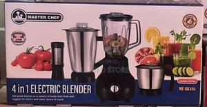 Master Chef 4 in 1 Stainless Electric Blender With Mill in Lagos Island ...