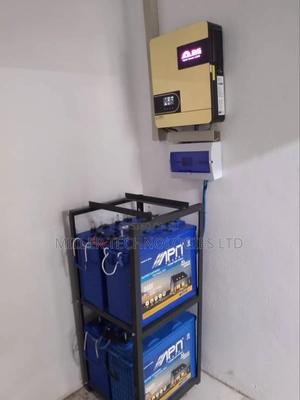 SMS 6.2kva Inverter 4 Tubular Battery Solar Panels Install10 in Ojo ...