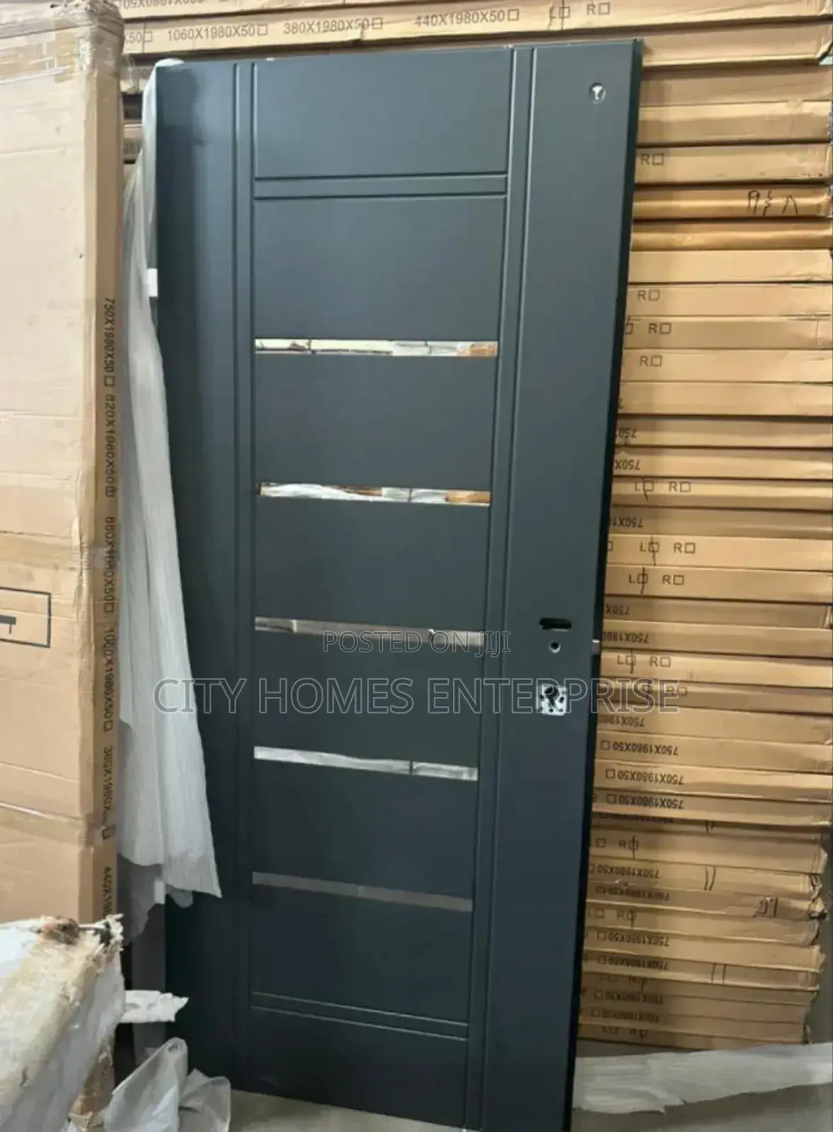 3 by 7 Israeli Security Door Reinforced Steel Premium Grade Lagos for ...