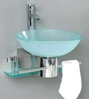 Wall Hung Modern Glass Dining Room Wash Hand Basin in Lekki - Plumbing ...