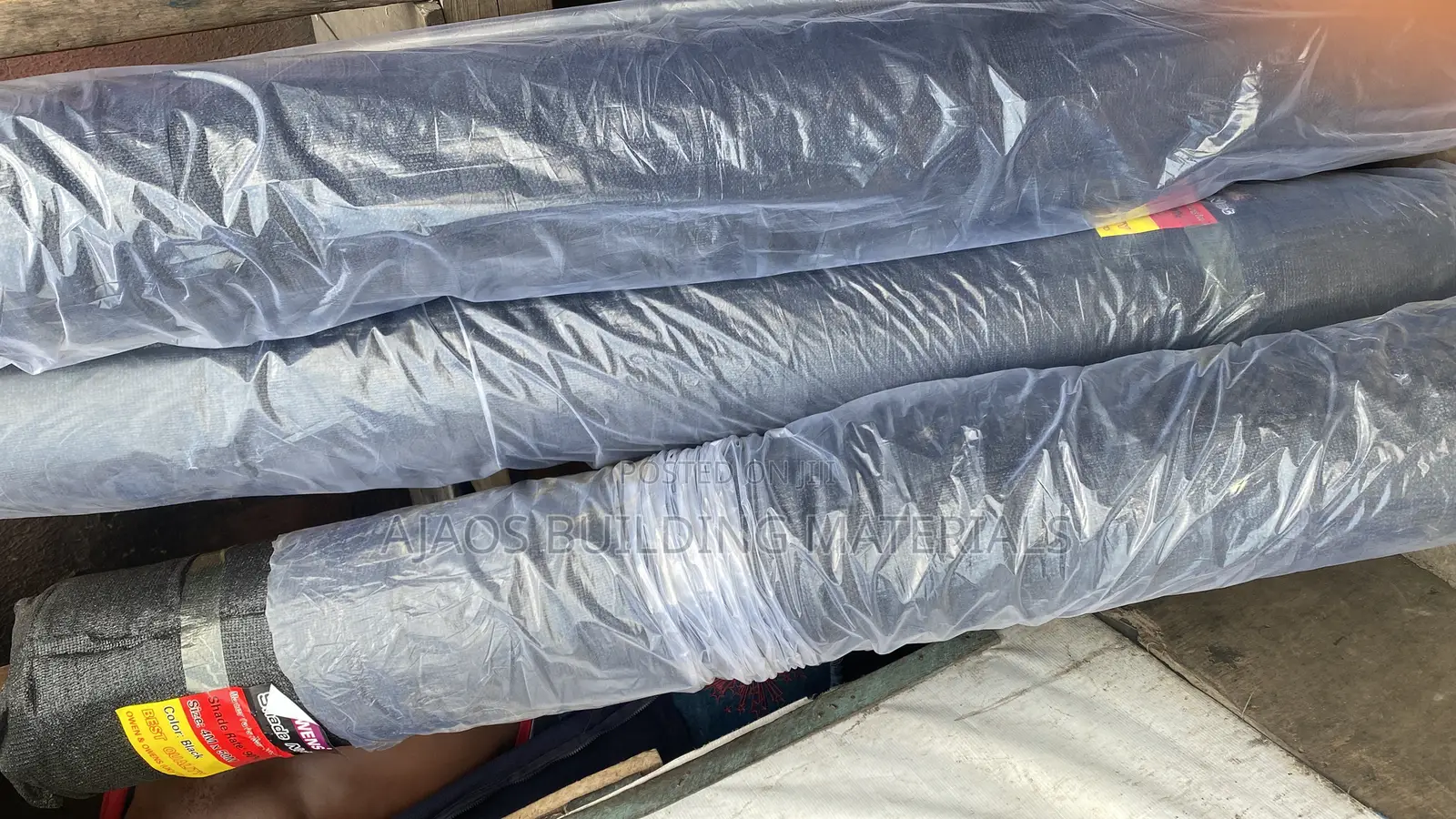 Shade Net for Scaffolding 4m by 50m 8/90% Anti Uv Black Colour - AjaOs ...