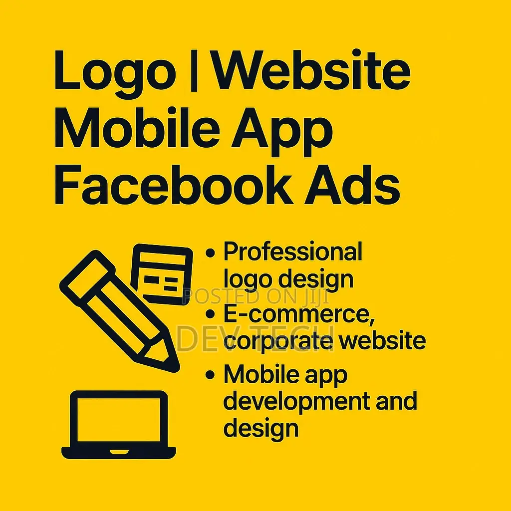 Logo | Website | Mobile App | Facebook Ads in Ikeja - Computer & IT ...