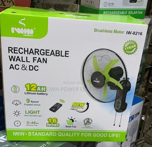 Iwin Rechargeable Wall Fan Ac Dc for sale - Crown Power Electrical ...
