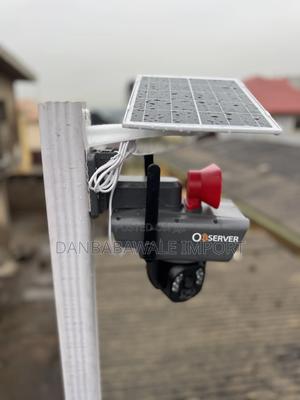 Observer Triple Lens Solar Cctv Camera With Big Red Speaker for sale ...