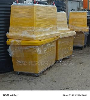 1100 Liters Geepee 100% Rubber Waste Bin Yellow Color in Lagos Island ...