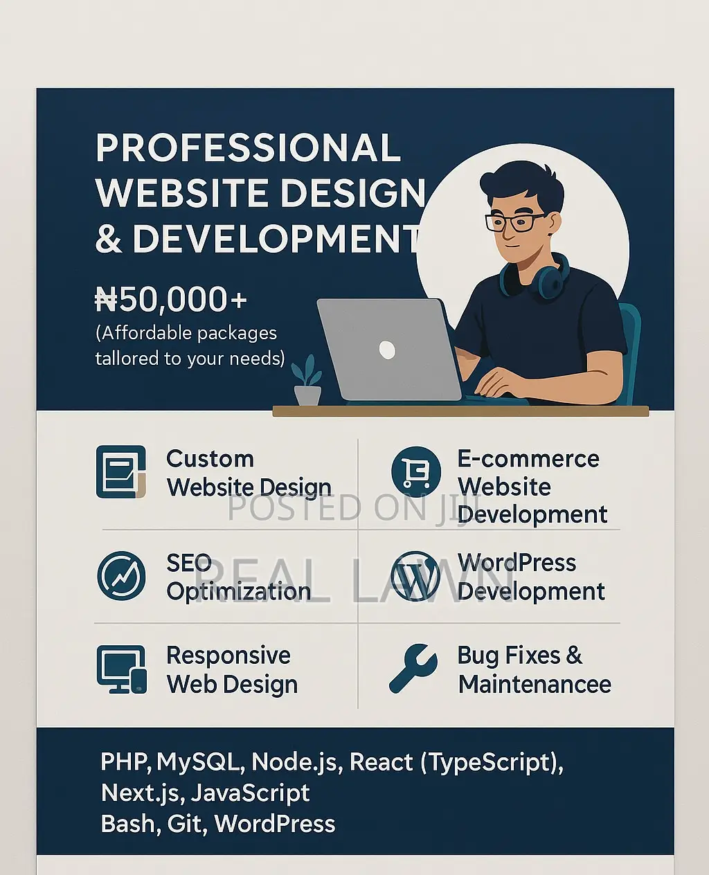 Full-Stack Developer 4 Hire | Ongoing or Per Project | React | Python in Lagos Island (Eko ...