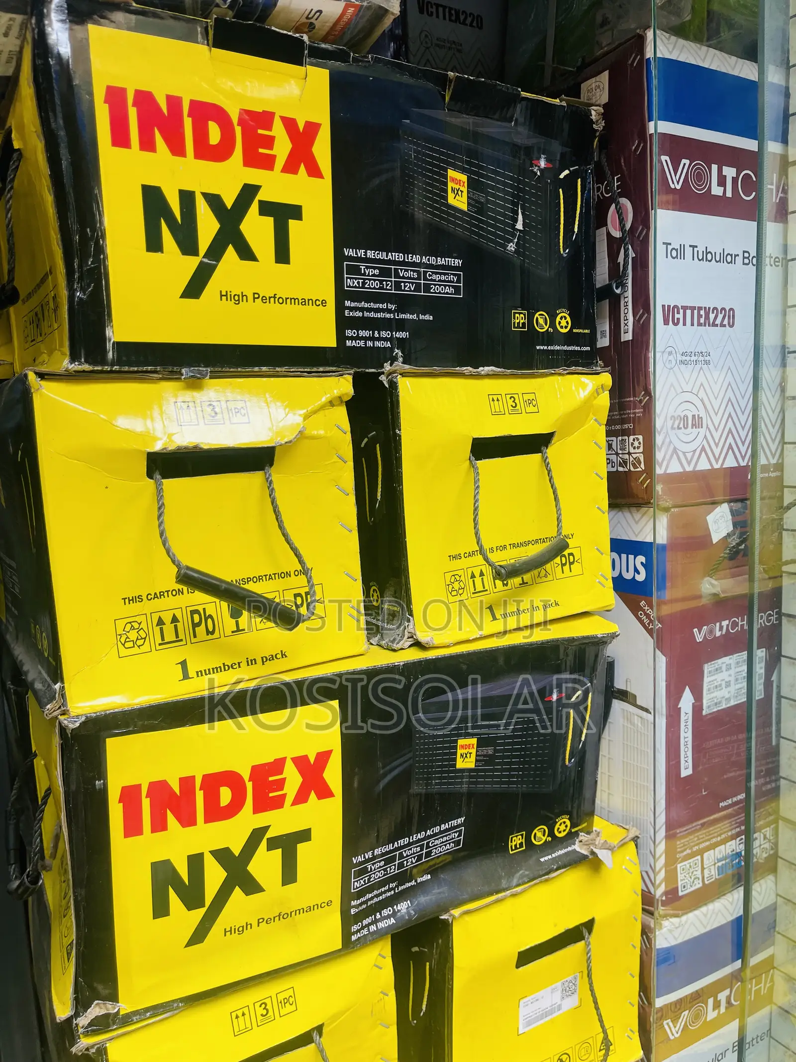 200ah 12v Index Dry Cell Solar Battery in Ojo - Solar Energy, Kosisolar ...