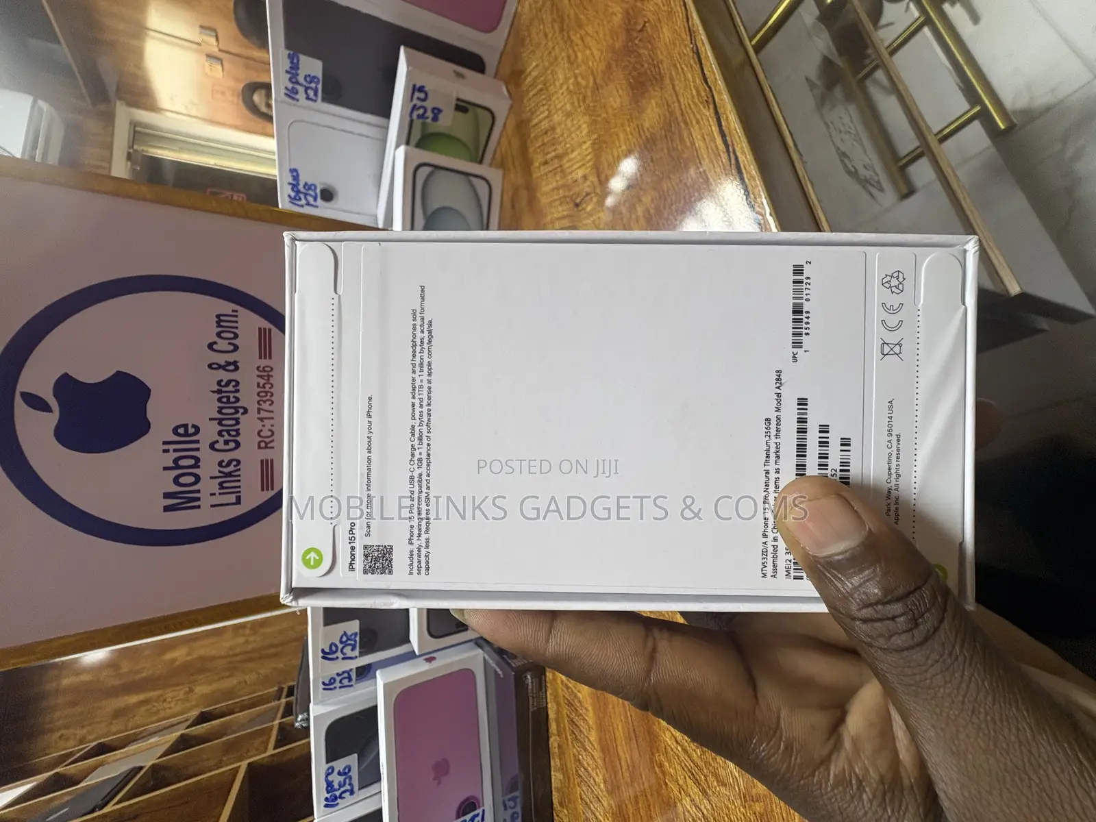 New Apple iPhone 15 Pro 256 GB Blue for sale - Mobilelinks Gadgets ...
