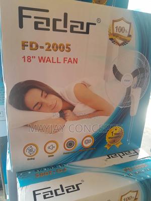 18" Fadar Double Ball Bearing Wall Fan- 100% Copper Coil in Ibadan ...