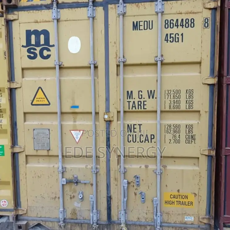 Graded | 40ft Shipping Container| Documents in Ikeja - Manufacturing ...