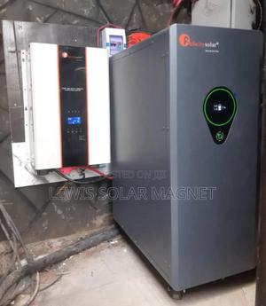 25kwh/ 10kva Hybrid/ 650w Panel X15 Felicity Installation in Lekki ...