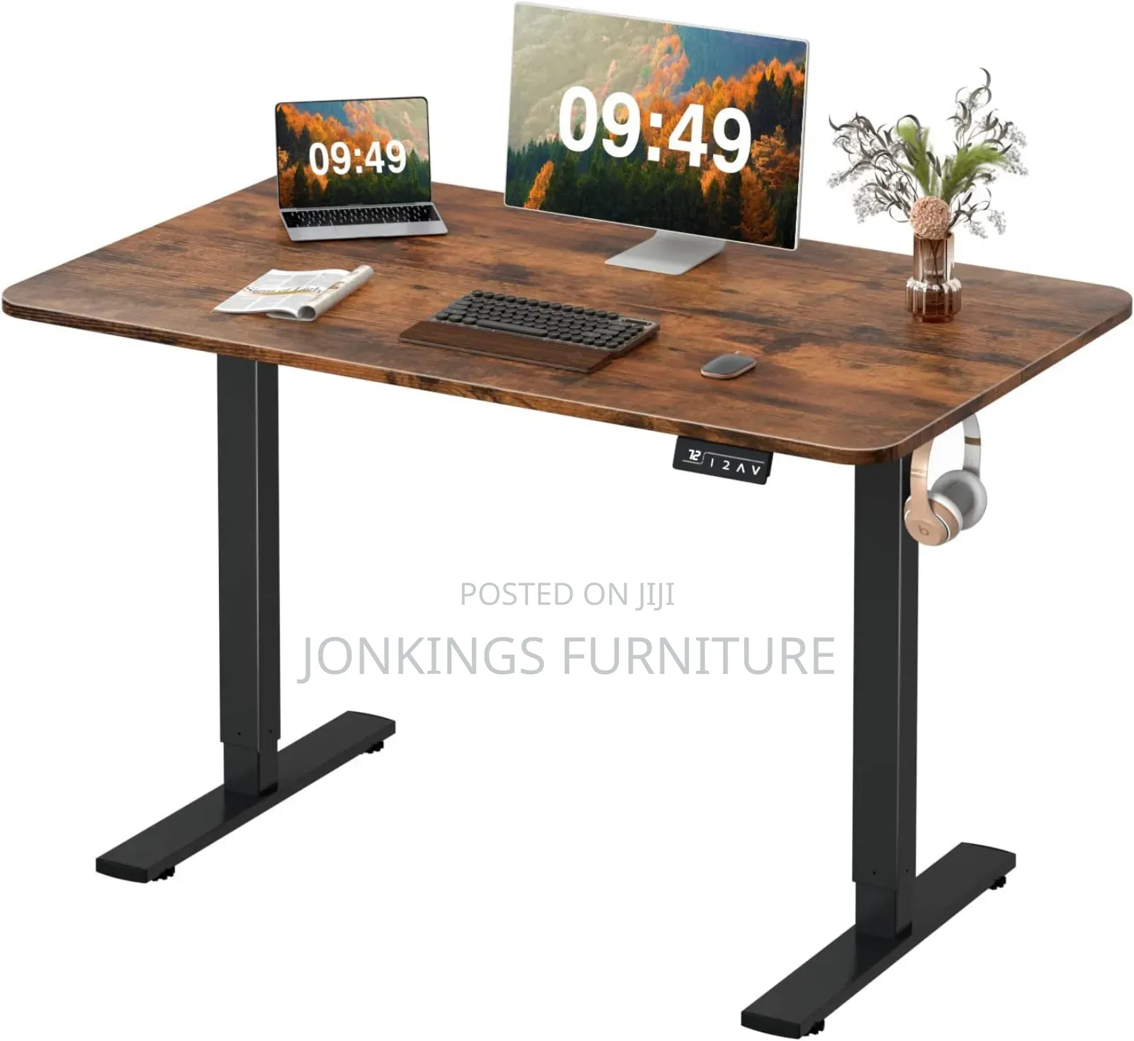 Single Motor Height Adjustable Desk in Orile - Furniture, Jonkings ...
