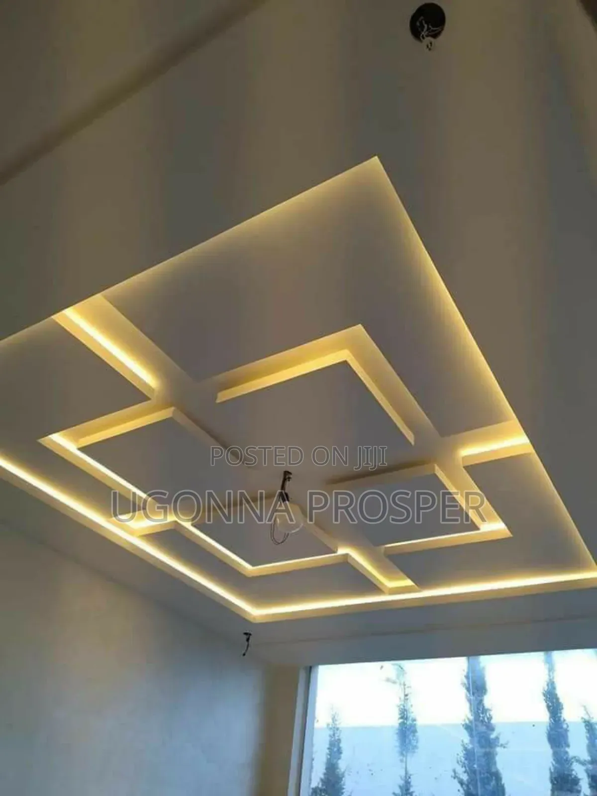 Polystyrene Pop Ceiling Design and Gypsum Board, , Painting Etc for ...