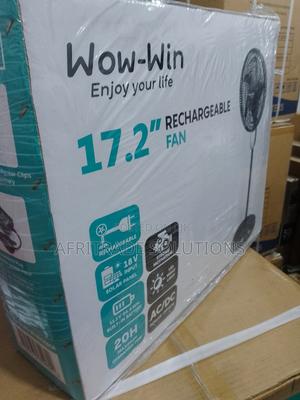 Wow-Win 17.2'' Rechargeable Solar Fan +18v Solar Panel in Ajah - Home ...