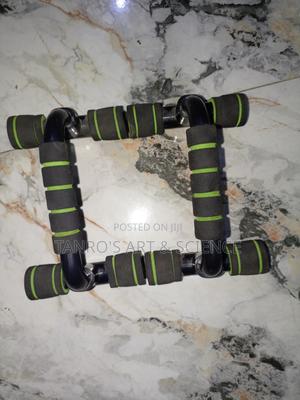 Portable Non-Stick Pushup Stand (Foam) With Skipping Rope in Lagos ...