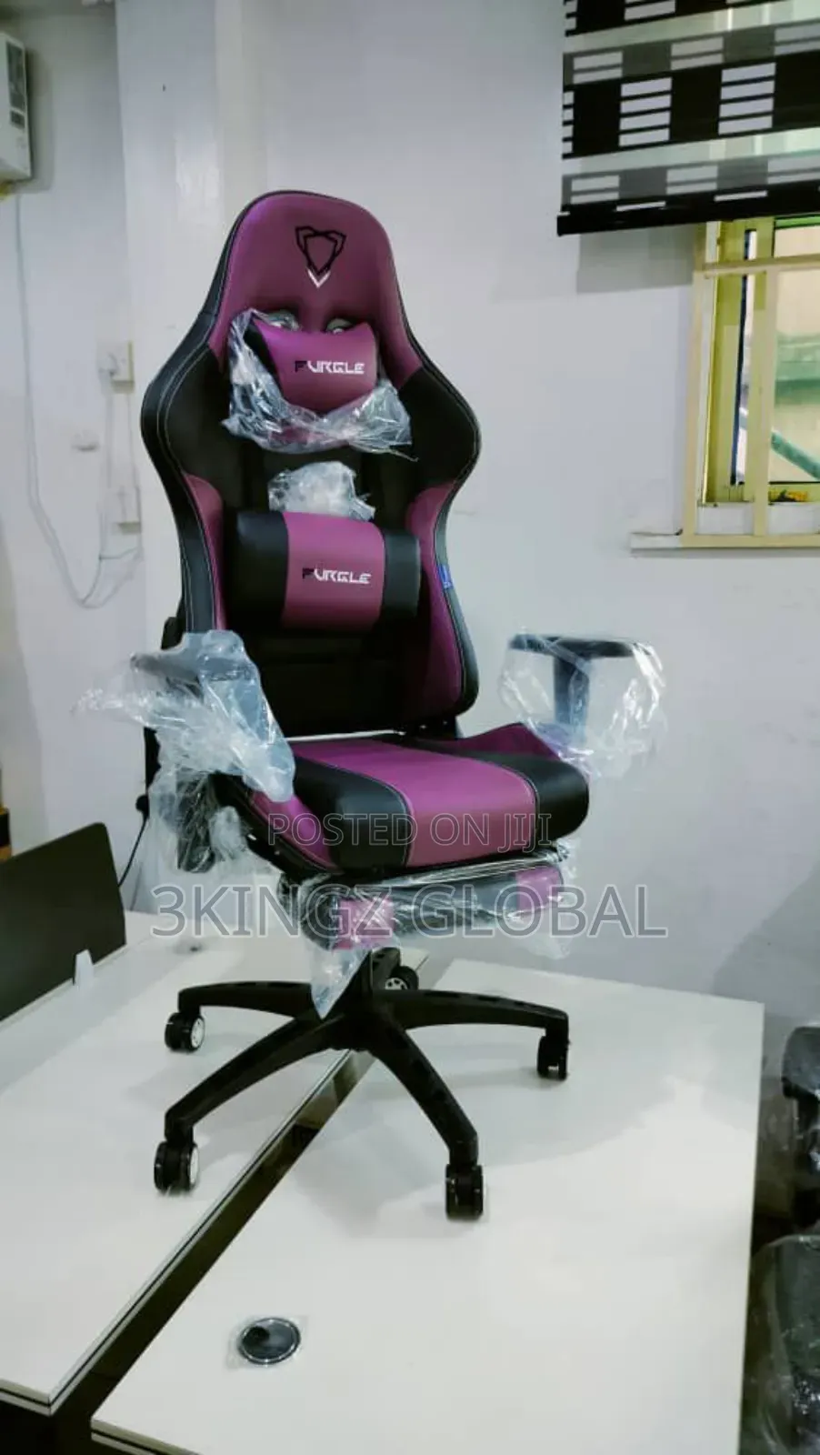 Purple and Black Furgle Gaming Chair in Isolo - Furniture, kingz ...