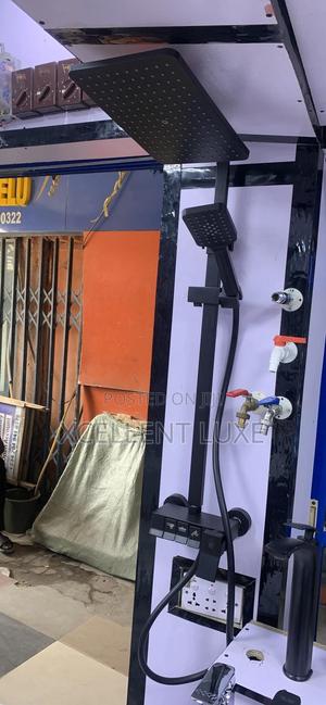 Black Pressure Pressing Shower Set With Tap in Orile - Plumbing & Water ...