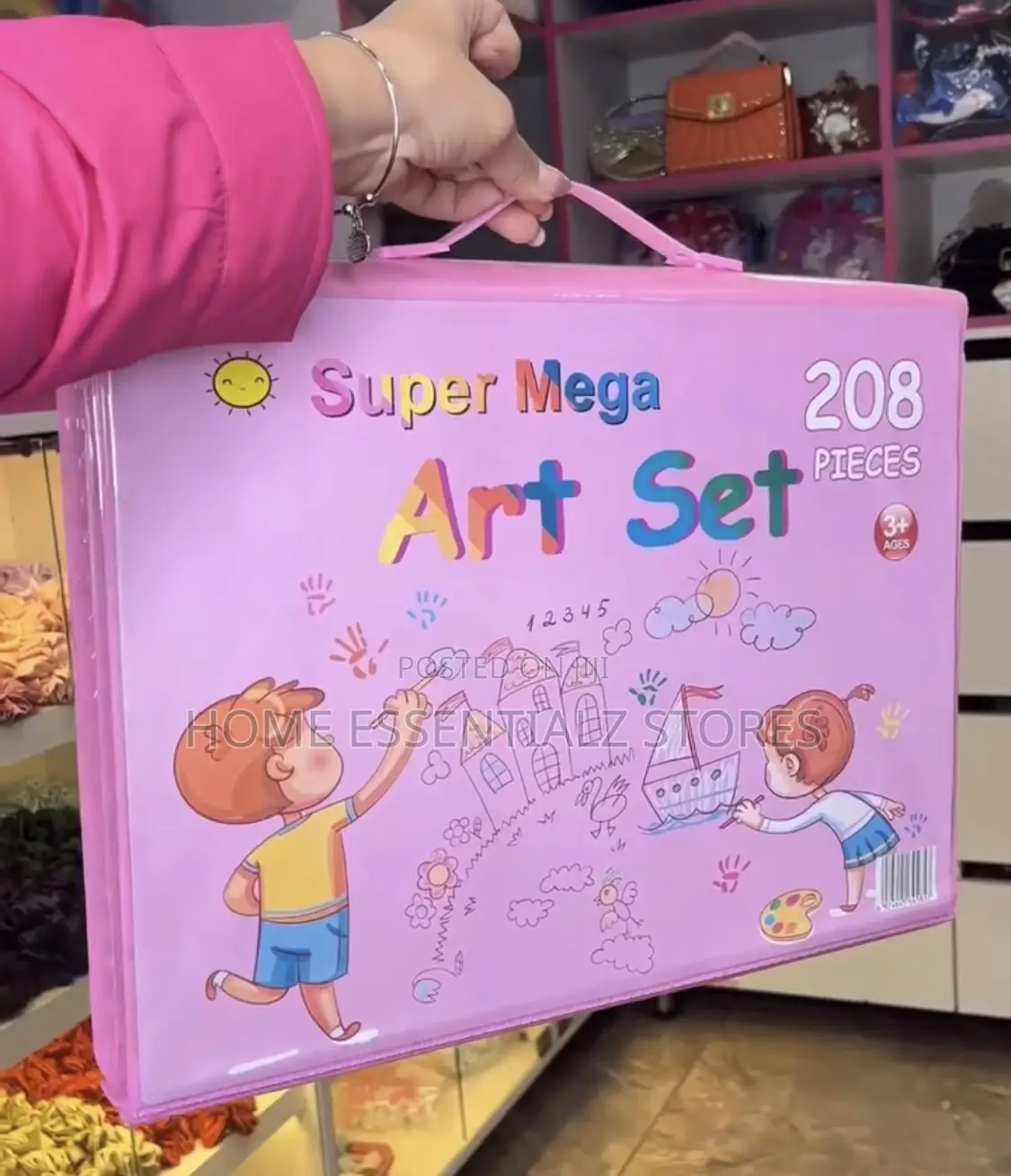 Complete Super Mega Art Set-206 Colors - Children Kids Coloring Set in ...