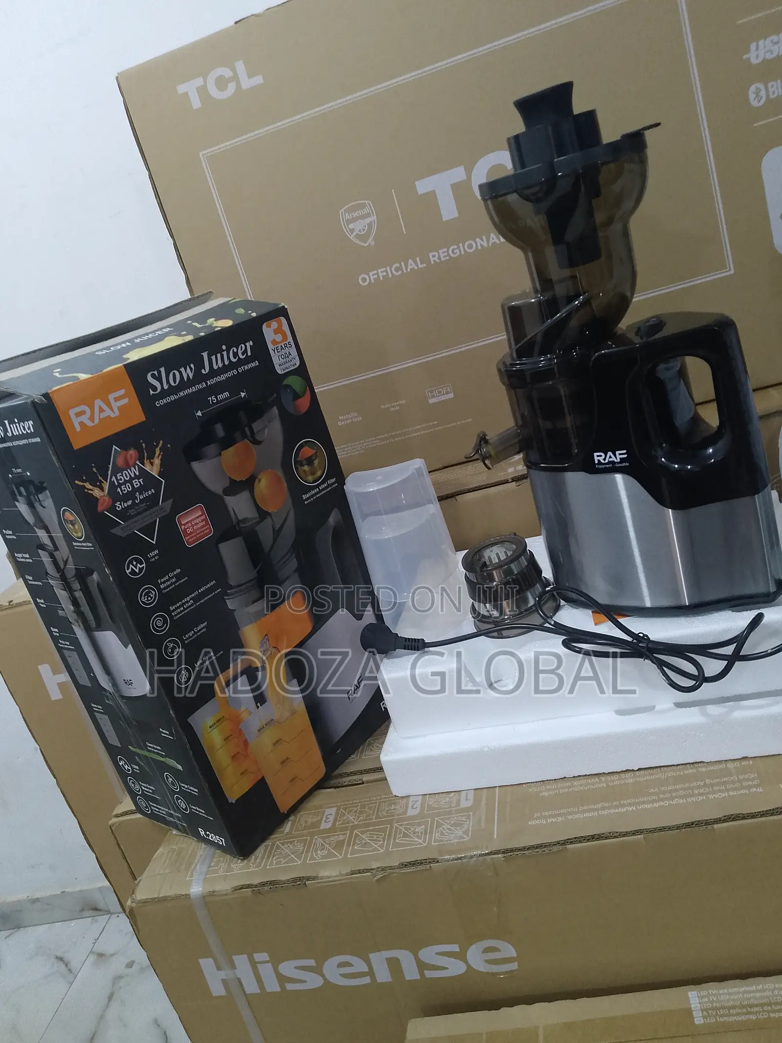 Raf Fruit & Vegetables Cold Press Juicer - 150w - R-2857 in Mushin - Kitchen Appliances, Hadoza ...