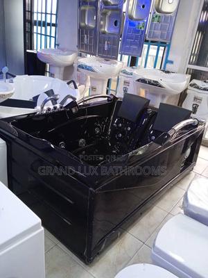 "Luxury Double-Seat Jacuzzi Tub Display in a Modern Bathroom in Orile ...