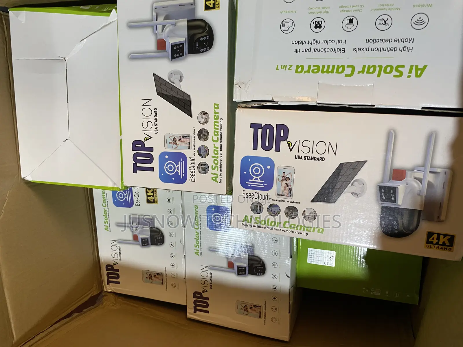 4g Solar Powered Dual Lens CCTV Camera in Lekki - Security ...