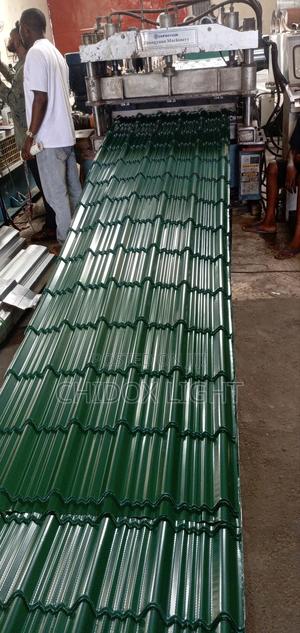 Step Tiles Design Aluminum Roofing Sheet Quality Oven Baked in Abeokuta ...
