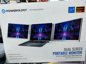 Powerology Dual Screen Portable Monitor - Silver in Ikeja - Computer ...