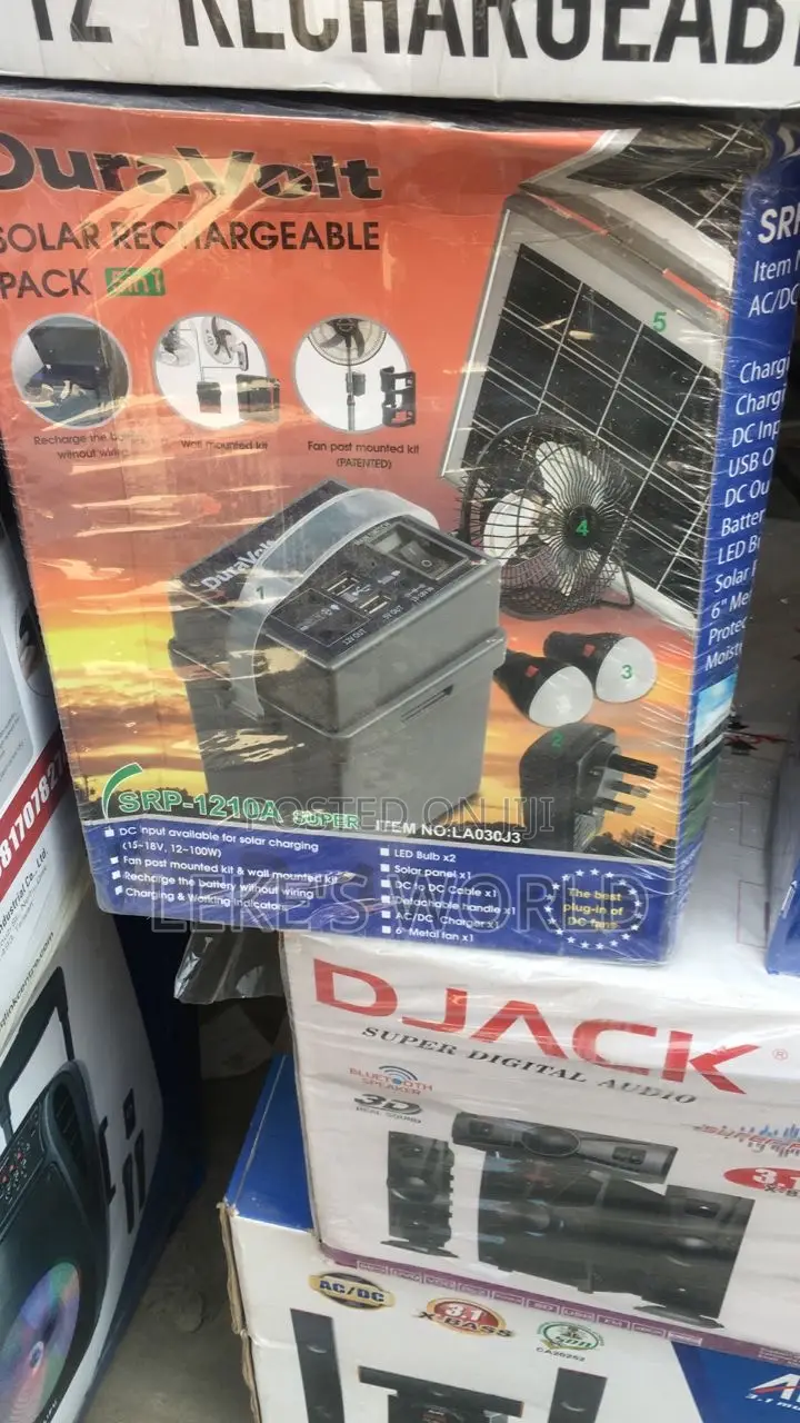 Duravolt 5-in-1 Solar Kit With 8ah Lithium Battery in Ojo - Electrical ...