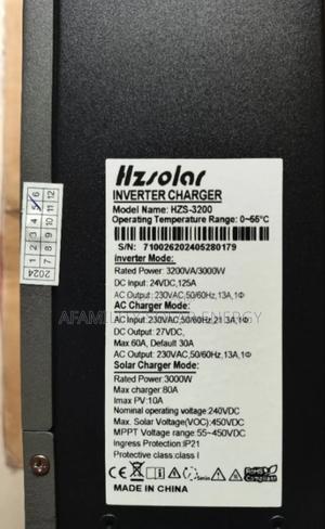 Hz Inverter 3.2kva 24v Hybrid in Jabi - Solar Energy, Afamility Global ...