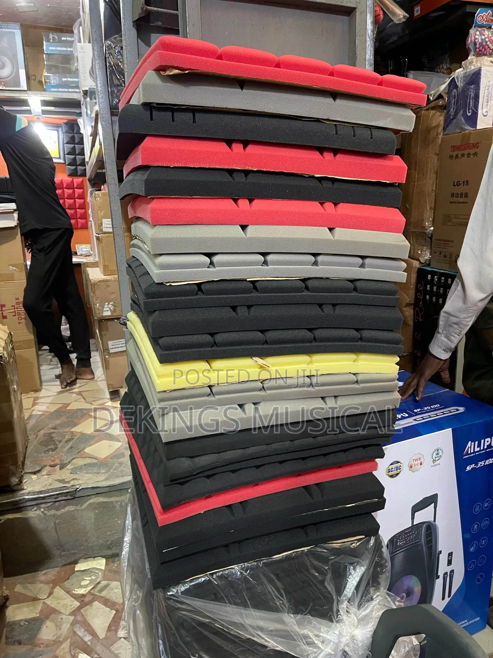 Acoustic Foam 50x50cm Sound Proof Wall Panel for sale - DeKings Musical ...