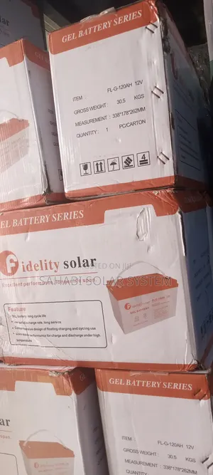 Fidelity Solar Battery Dry Cell 120ah 12v Is Very Available in Ojo ...