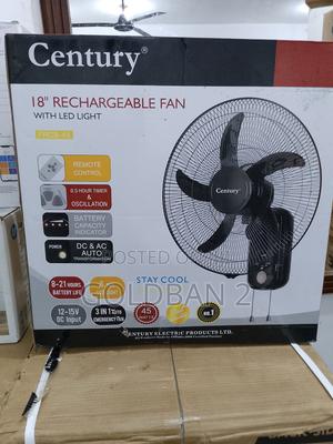 Century 18-Inch Rechargeable Wall Fan With Led Light in Maryland - Home ...