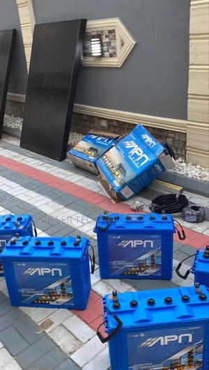 220ah 12volts Apn Tubular Battery Installation in Ibadan - Solar Energy ...
