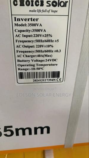 3.5kva 24v Choice Solar Inverter in Eko Atlantic - Solar Energy, Edeson ...