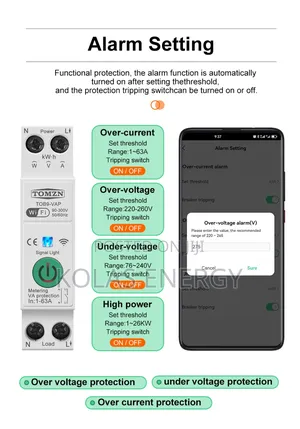 Tomzn 50a Wifi Smart Switch Energy Meter in Ajah - Electrical Equipment ...