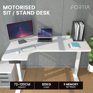 White L Shape Electric Desk With Usb 1.2 Meter in Ibeju - Furniture ...