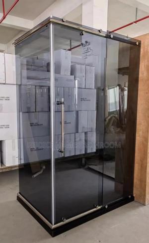 Luxury Tinted Glass Shower Cubicle With Chrome Handle for sale ...