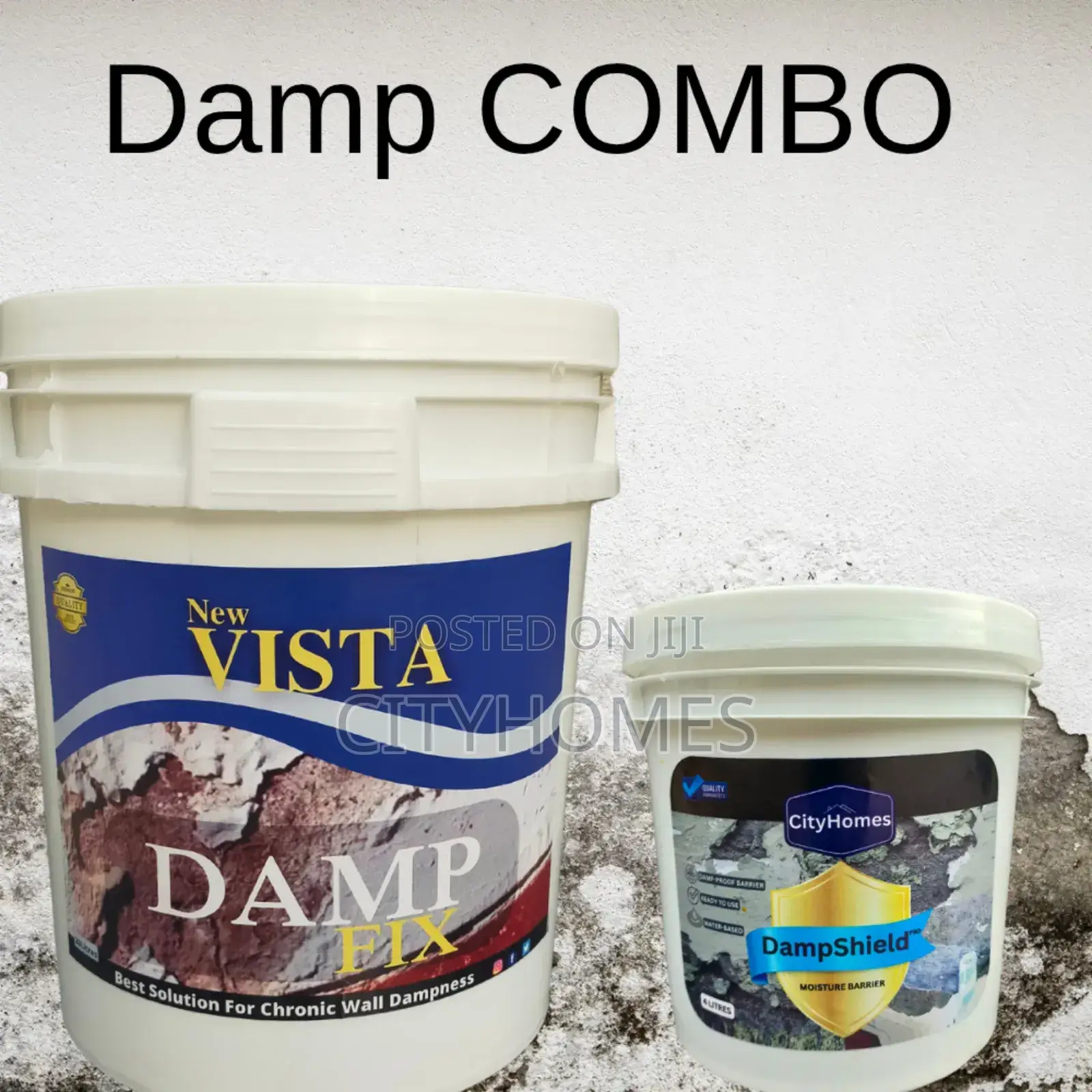 Anti-Damp Wall Waterproof Kit - Fix Rising Damp in Lagos, 4l ₦ in Lekki ...