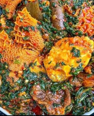 2.5 Litres of Efo Riro, Egusi,Ogbono +Cowmeat/Goat Meat/Fish in Abule ...