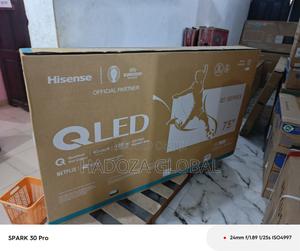 Big Screen Hisense Qled T5" Google Smart Tv - 75q6n for sale - HADOZA ...